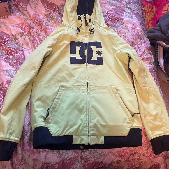 DC | Jackets & Coats | Dc Lime Green Shell Jacket | Poshmark